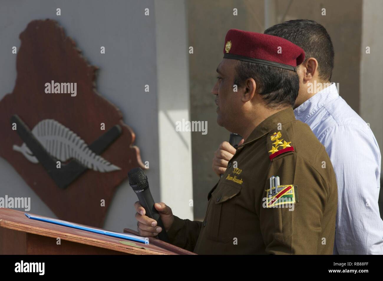 Iraqi Col. Gen. Hussein Al-Tammi, Taji military complex garrison ...