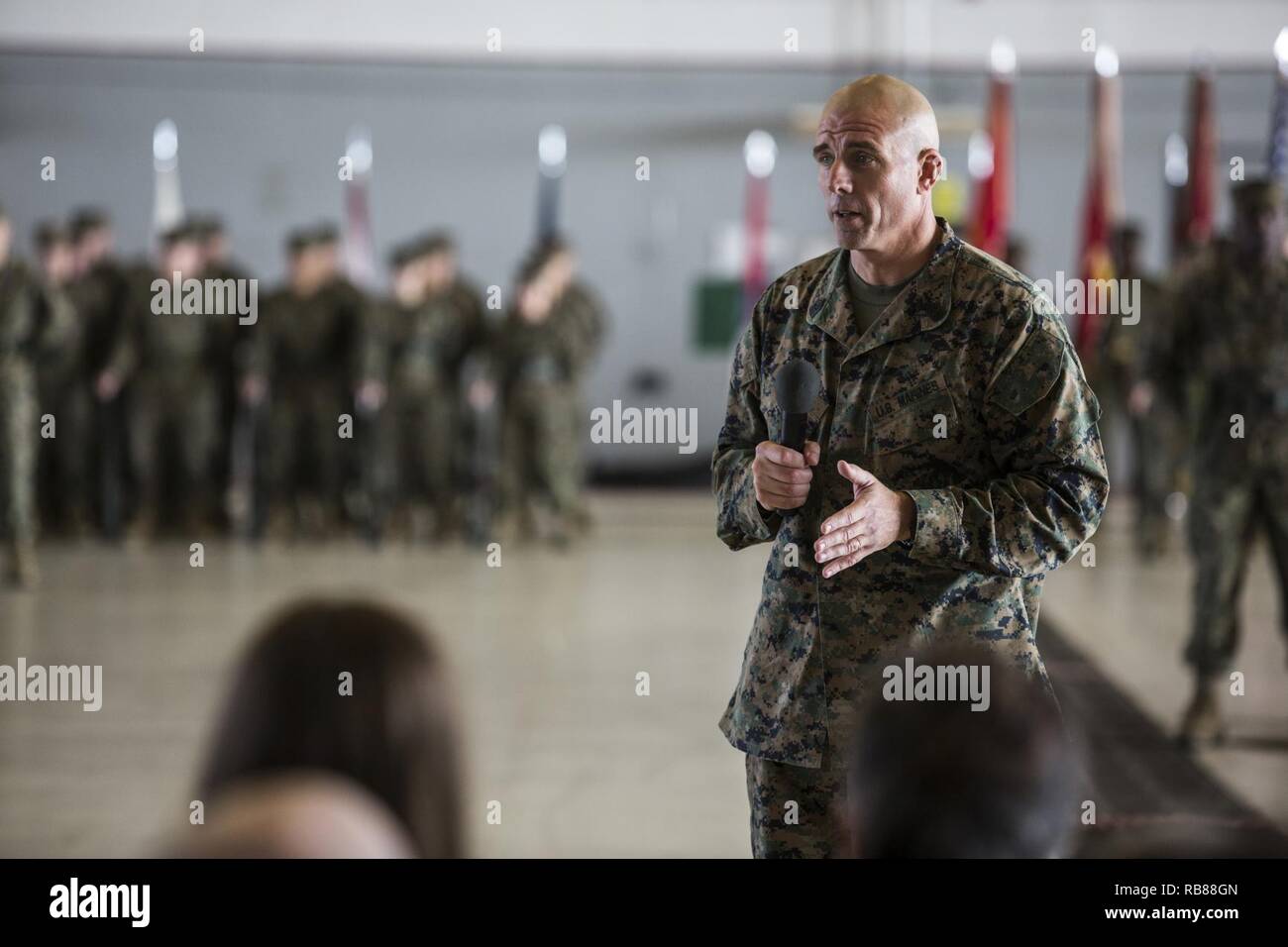 Sergeant major of 2d maw hi-res stock photography and images - Alamy