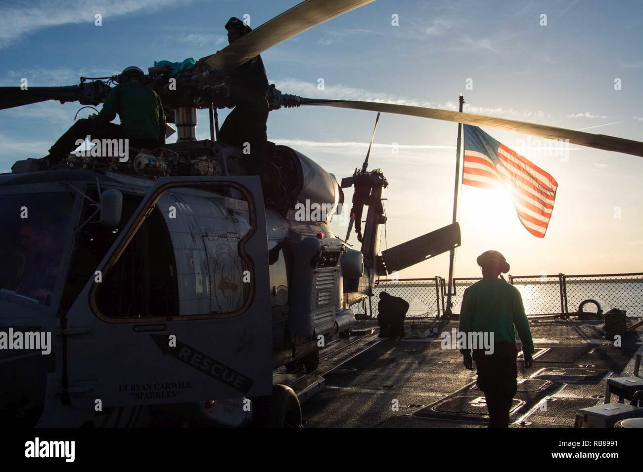 ROTA, Spain (Dec. 8, 2016) Sailors assigned to the Swamp Foxes of ...