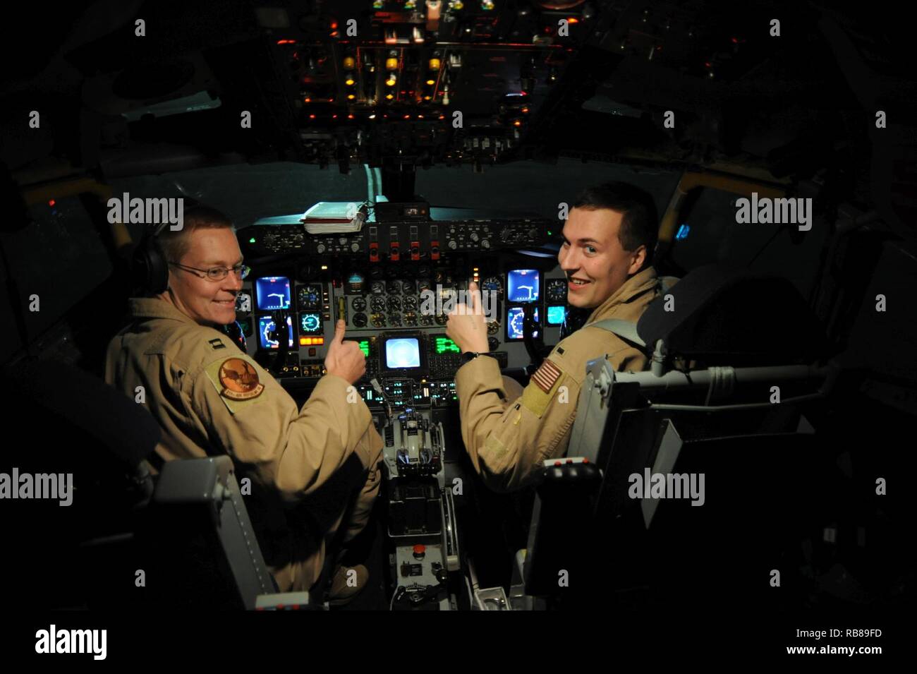 Pilots with the 911th Air Refueling Squadron power through a pre-flight ...