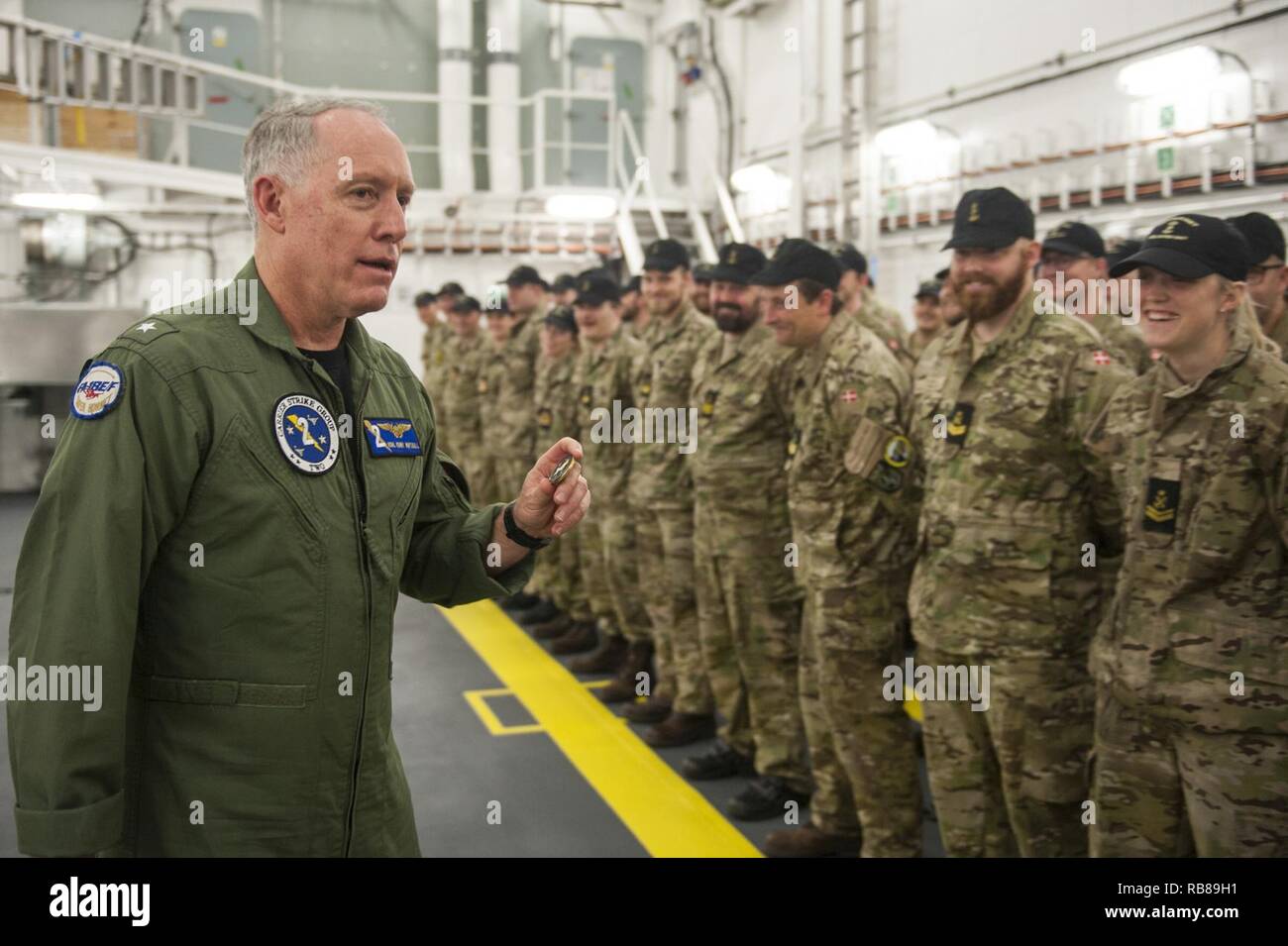 ATLANTIC OCEAN (Dec. 8, 2016) Rear Adm. Kenneth Whitesell, commander ...