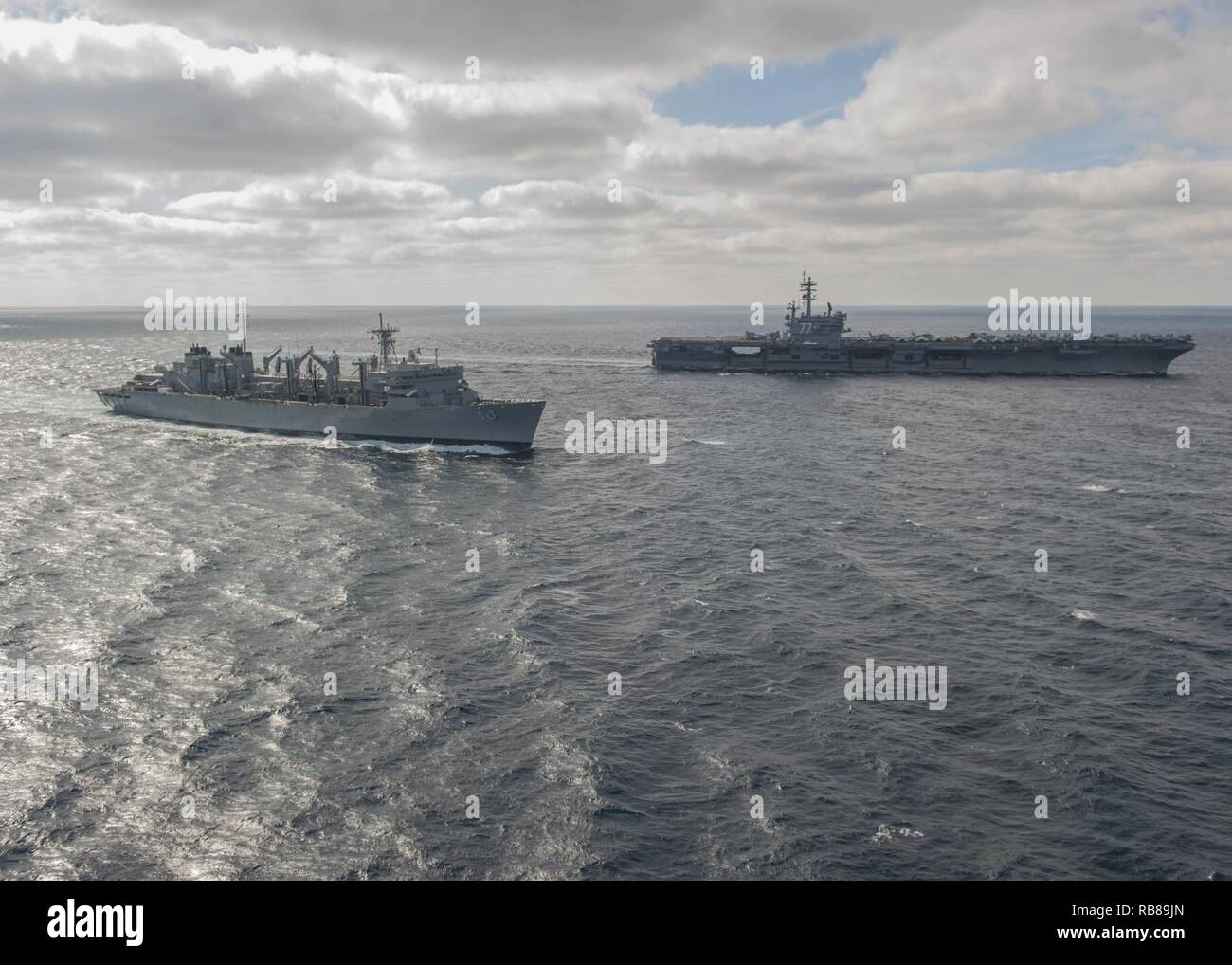ATLANTIC OCEAN (Dec. 8, 2016) The aircraft carrier USS George H.W. Bush ...