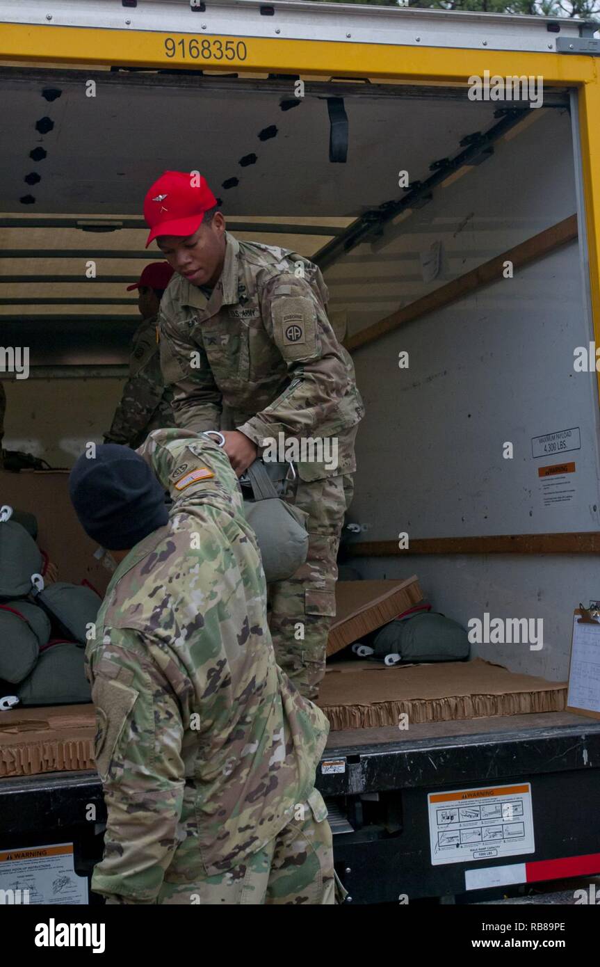 Riggers involved in Operation Toy Drop completed a three-day validation ...