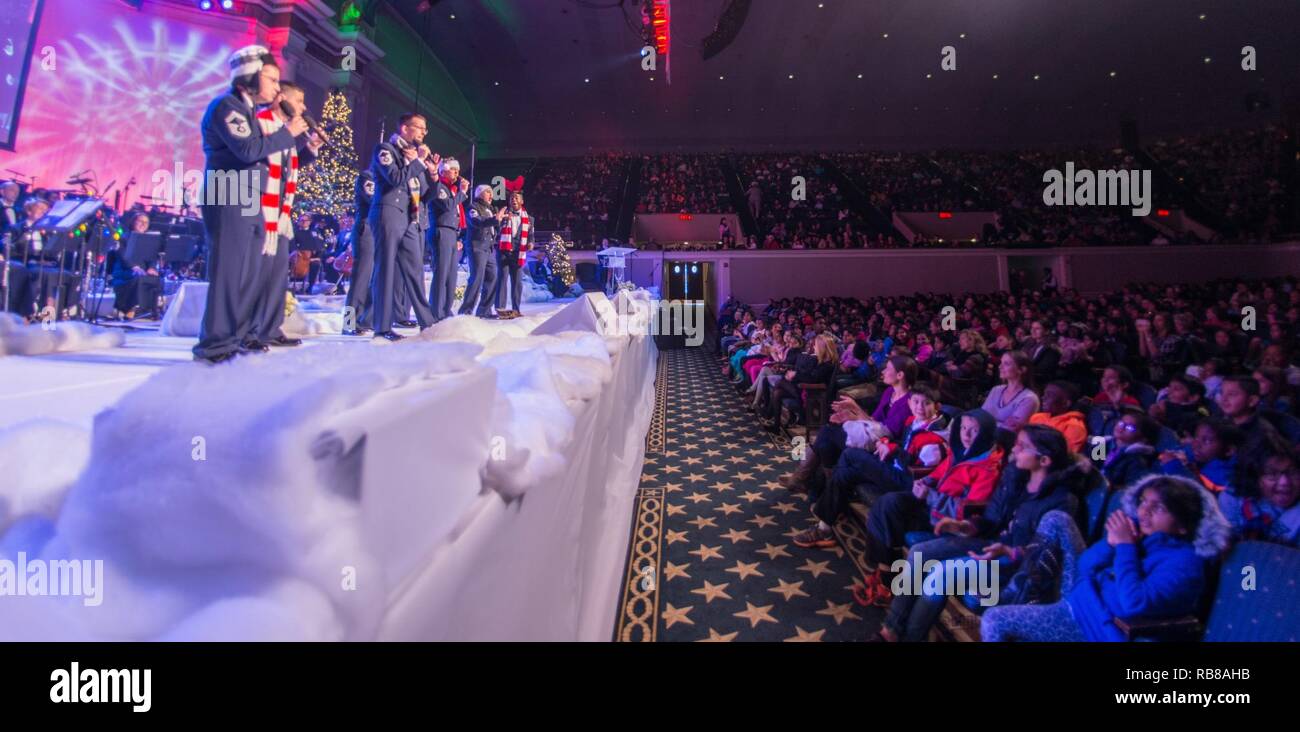 The United States Air Force Band played its annual holiday concert for ...