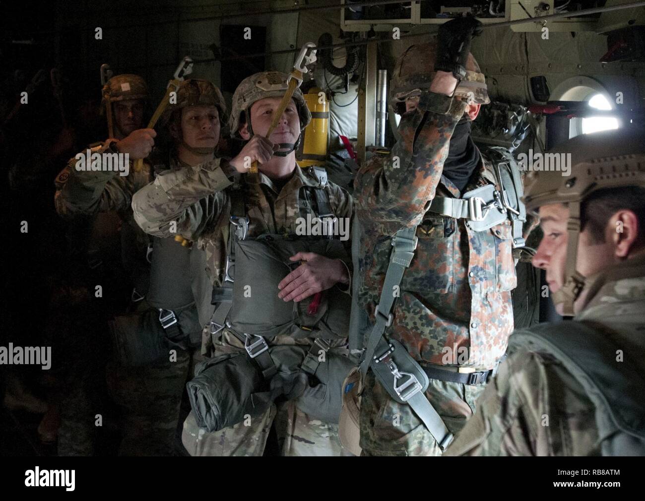 Paratroopers participate in airborne operations led by partner-nation ...