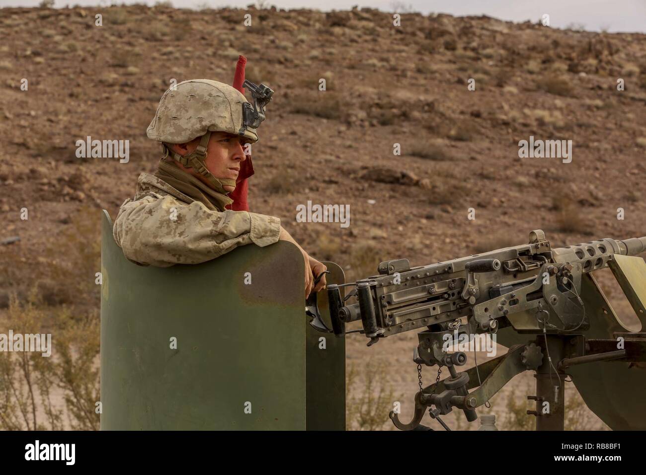 A Marine with Task Force Recon, 3rd Light Armored Reconnaissance ...