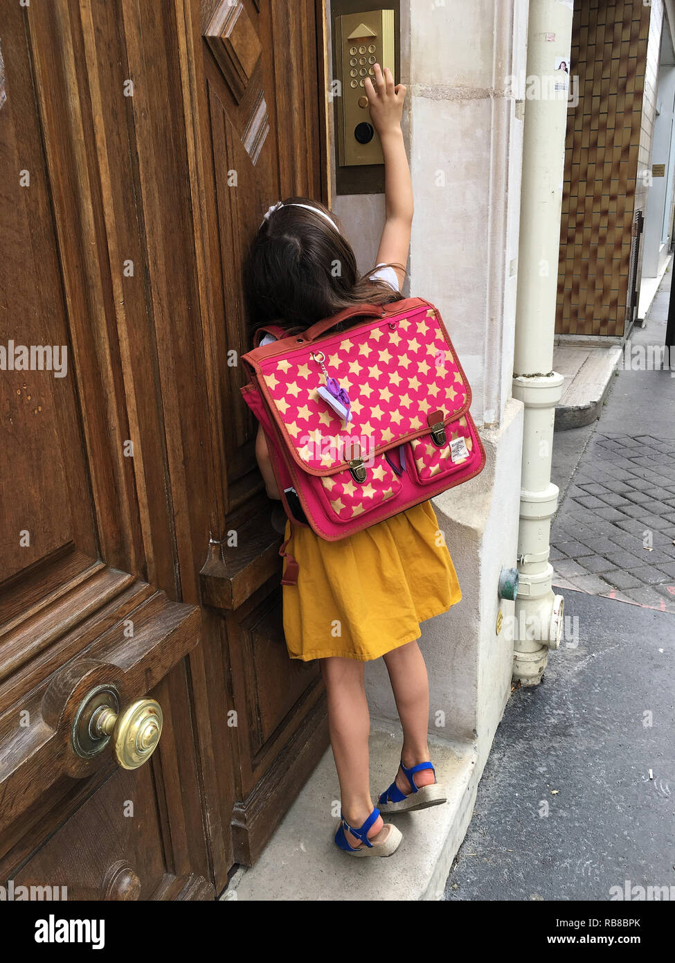Child intercom door hi-res stock photography and images - Alamy