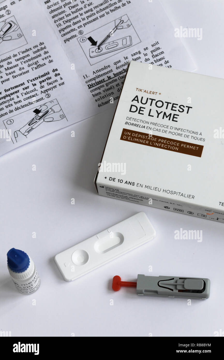 Screening test instructions hi-res stock photography and images - Alamy