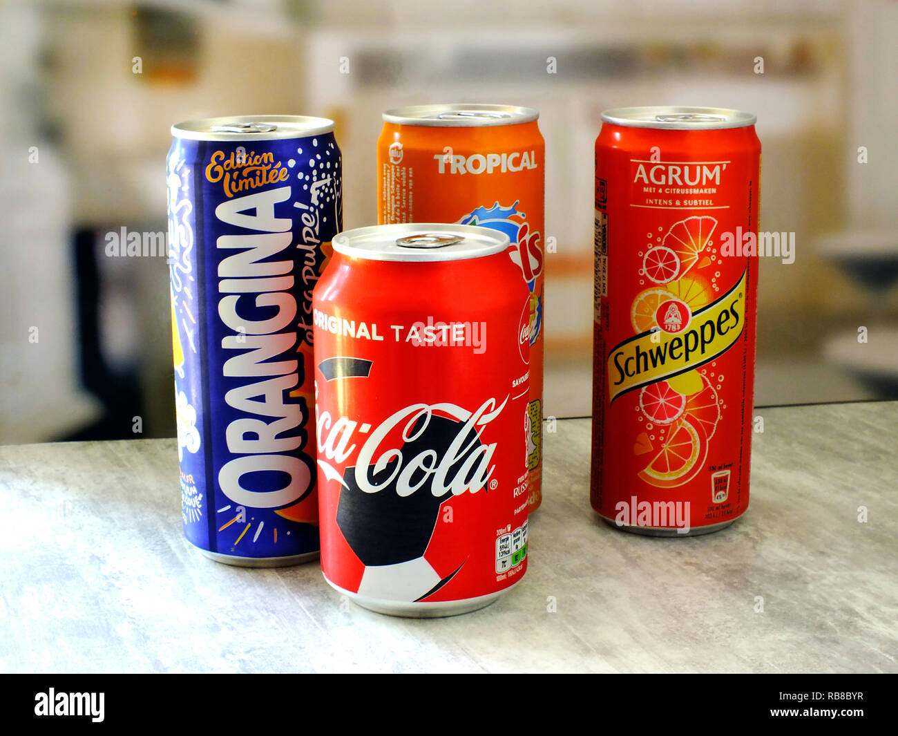 Soft drinks set hi-res stock photography and images - Alamy