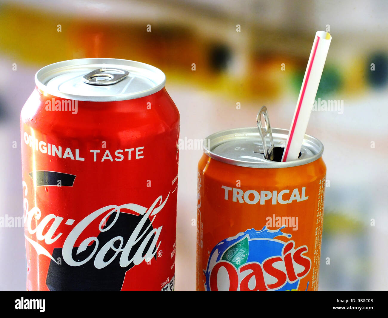 Soft drink straw hi-res stock photography and images - Alamy