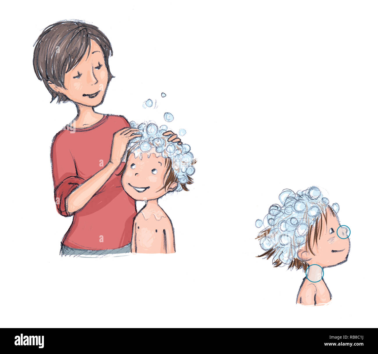 Personal hygiene drawings hi-res stock photography and images - Alamy