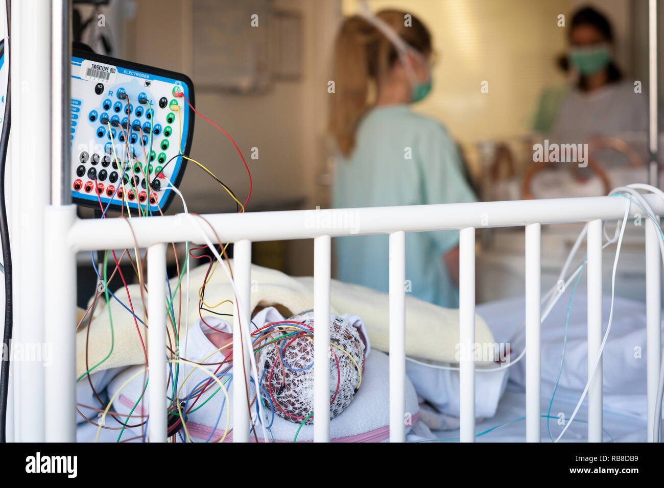 Newborn hospital nursery europe hi-res stock photography and images - Alamy