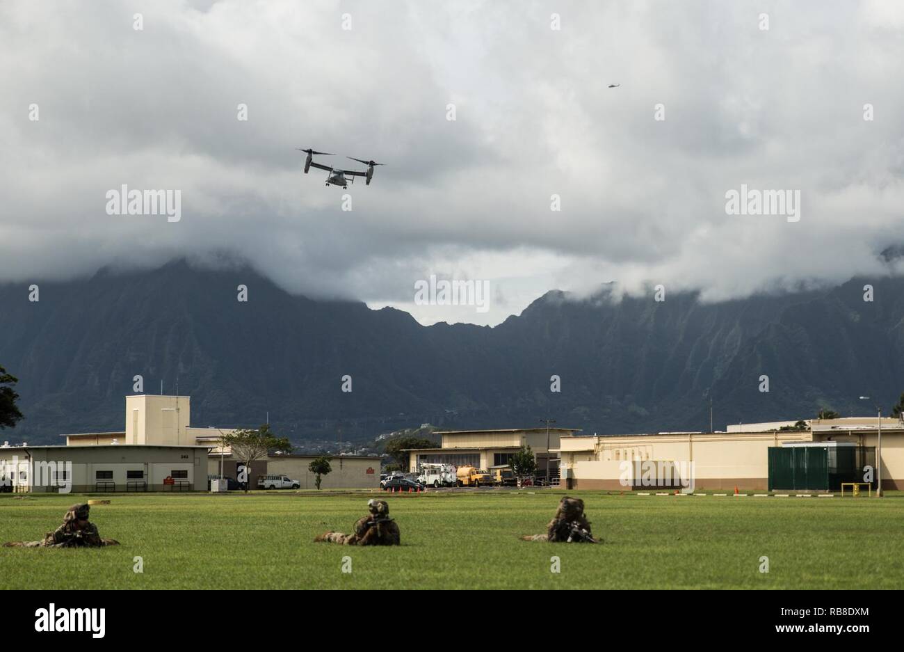 MARINE CORPS BASE HAWAII – Marines with Alpha Company, 1st Battalion ...
