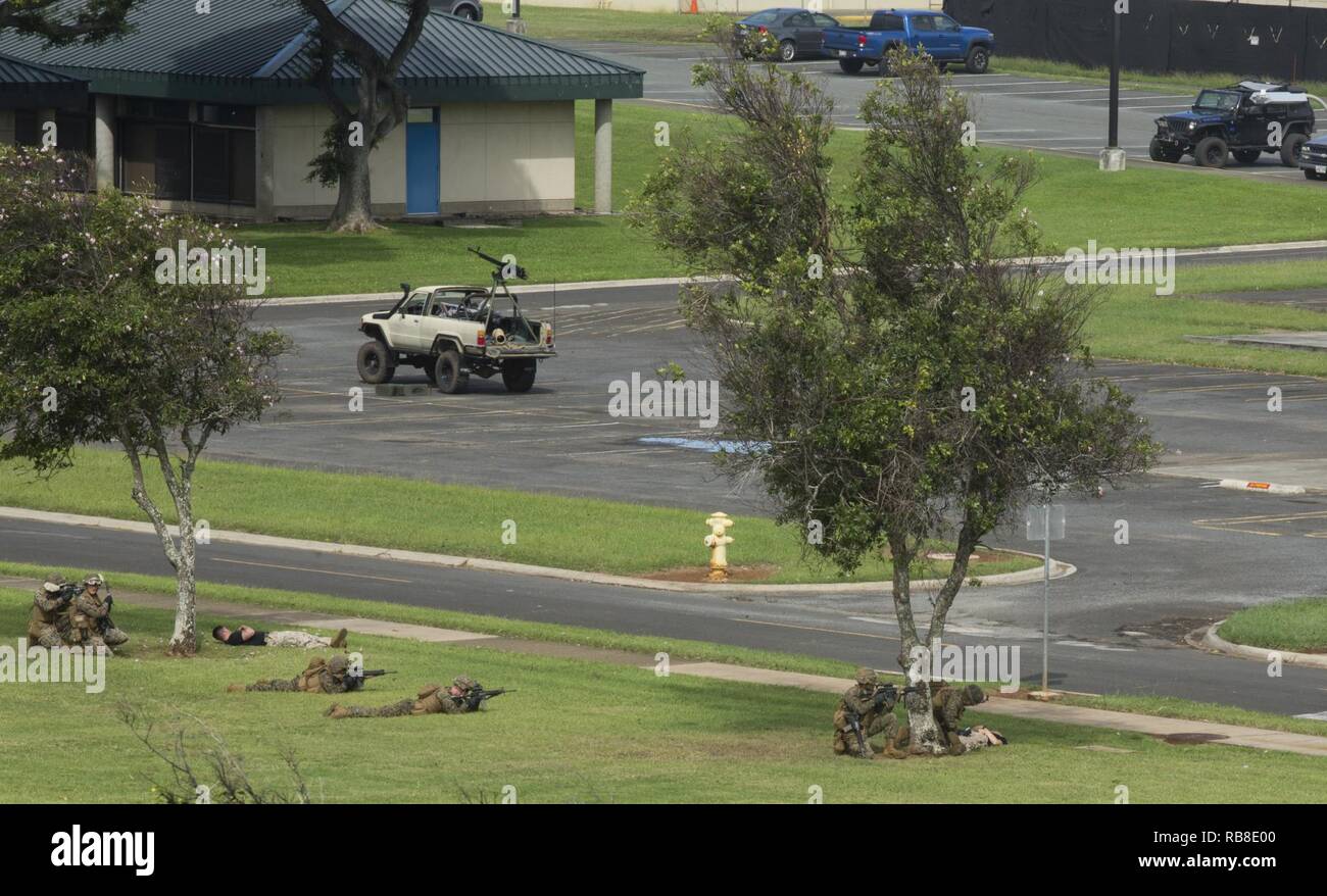U.S. Marines assigned to 1st Battalion 3rd Marine Regiment search and ...