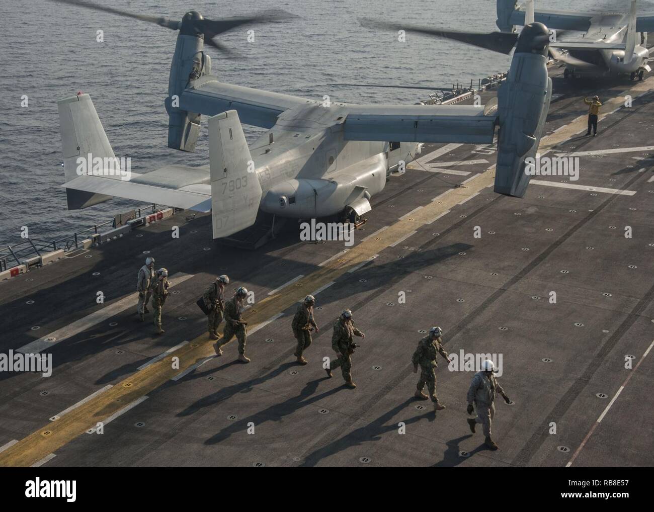 GULF OF ADEN (Dec. 11, 2016) Vice Chief of Naval Operations Adm. Bill ...