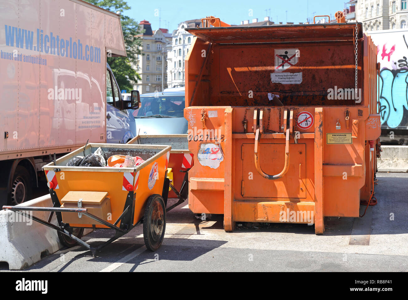 Container in vienna hi-res stock photography and images - Alamy