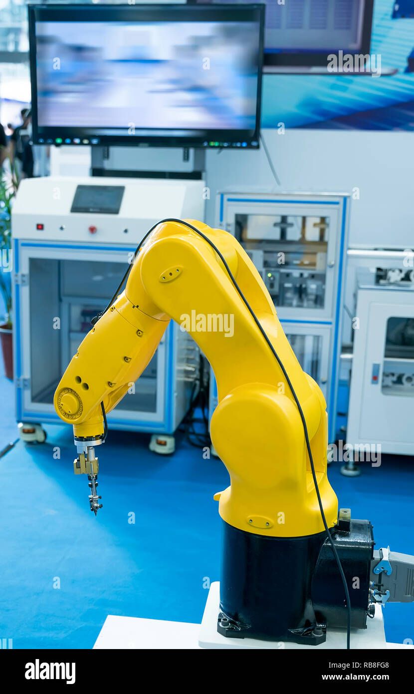 Robotic and Automation system control application on automate robot arm ...