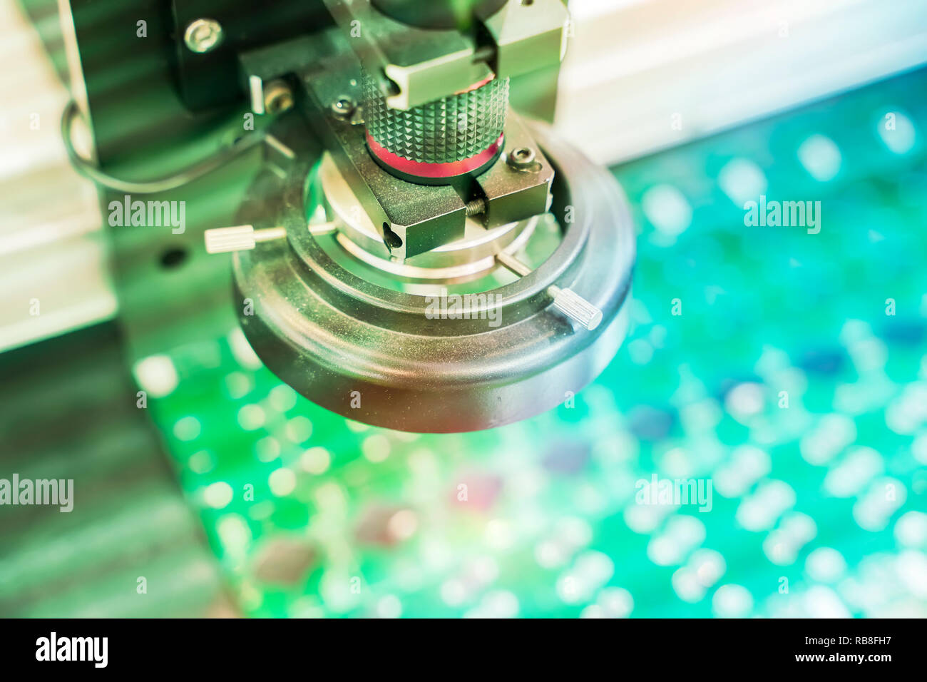 Robotic vision sensor camera system in intellegence factory Stock Photo ...