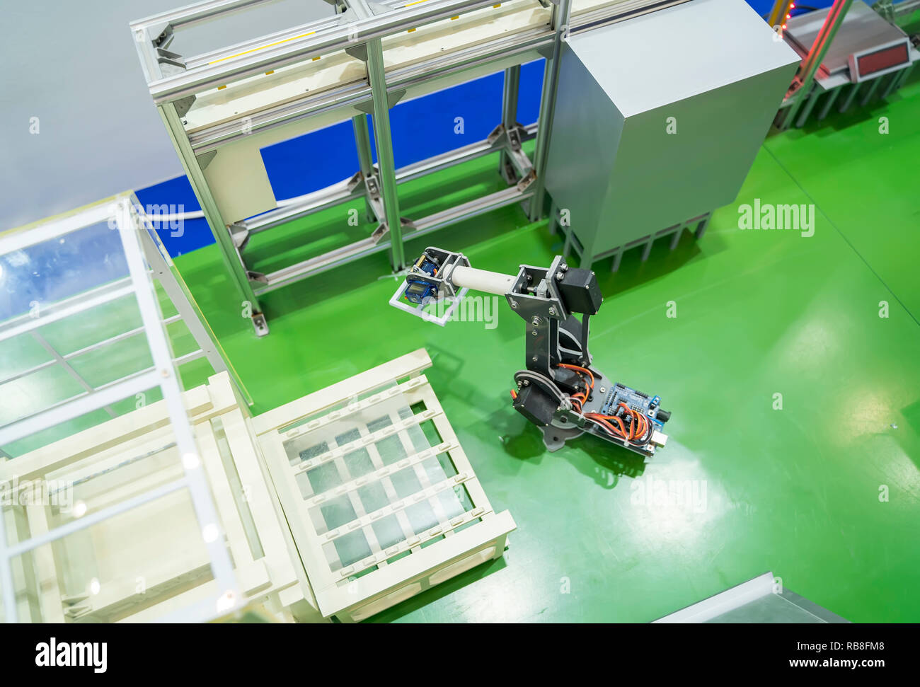 Robotic and Automation system control application on automate robot arm ...