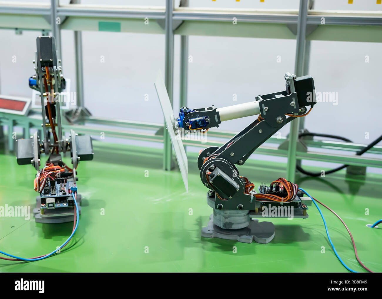 Robotic and Automation system control application on automate robot arm ...