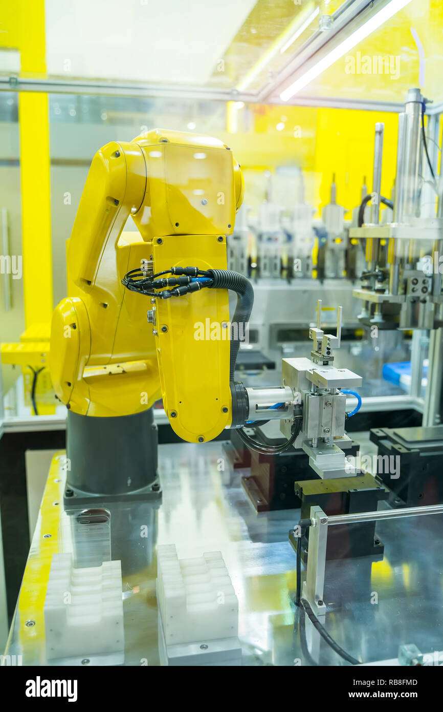 Robotic and Automation system control application on automate robot arm ...