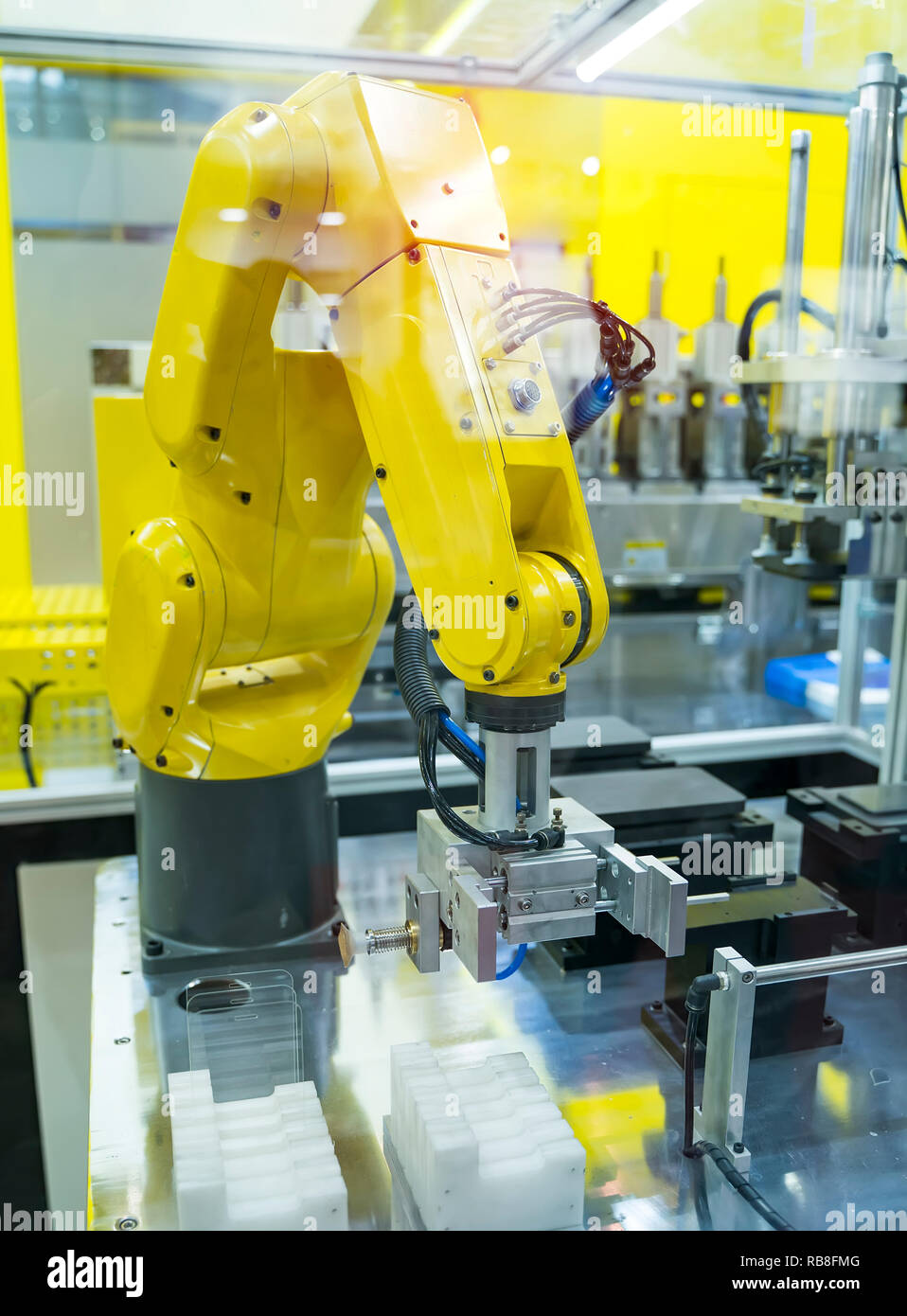 Robotic and Automation system control application on automate robot arm ...