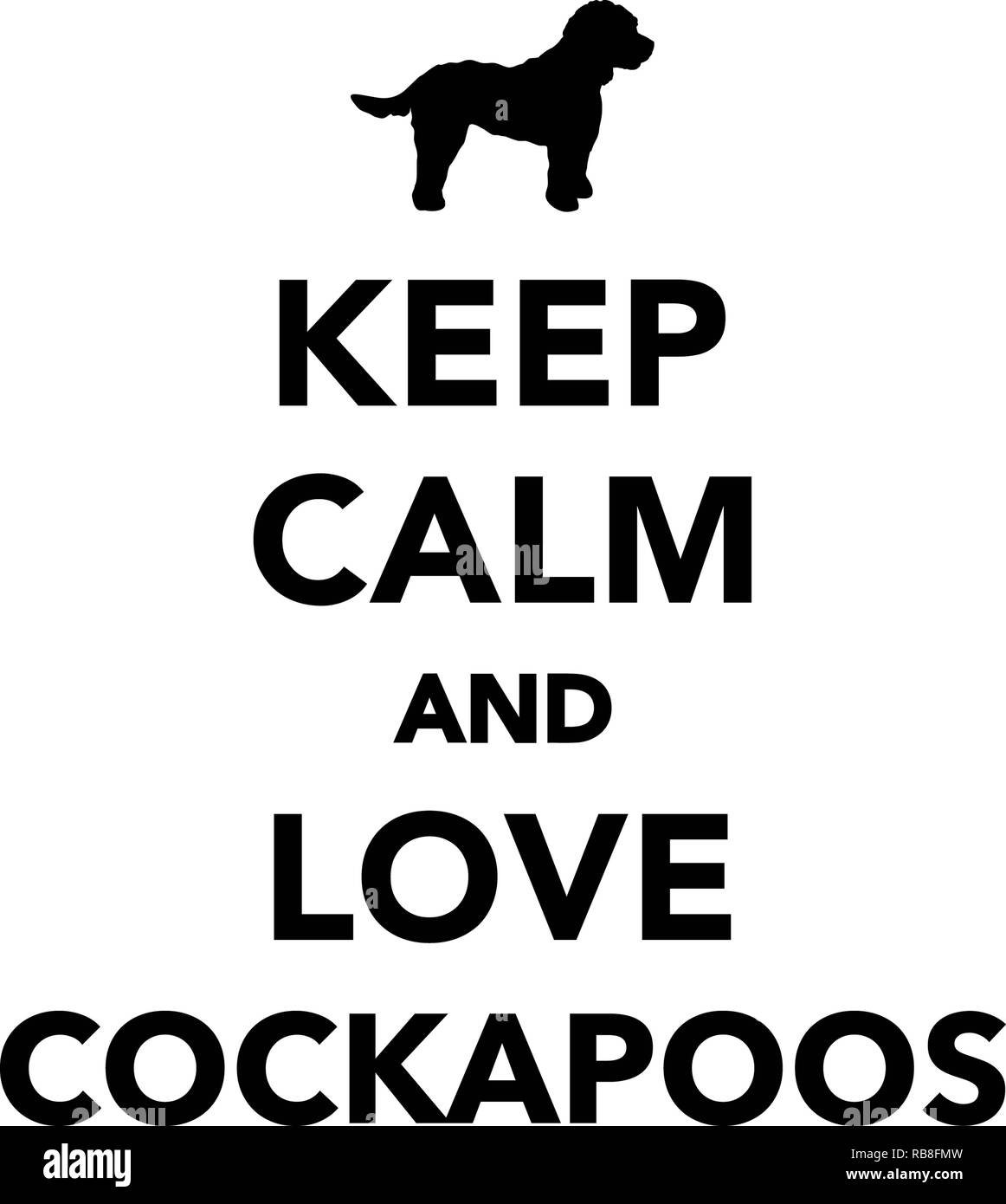 Cockapoo Black and White Stock Photos & Images - Alamy