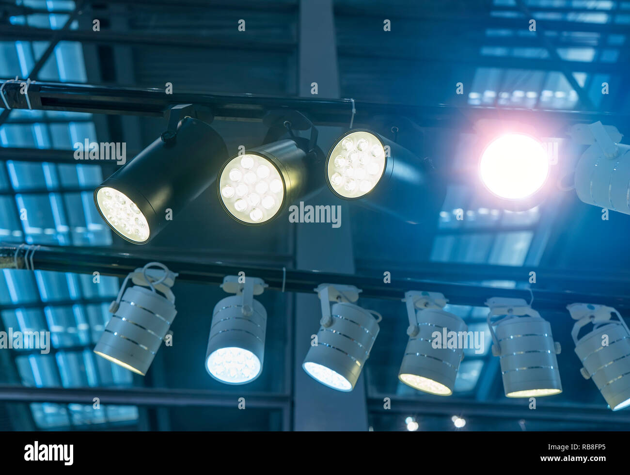 LED light for lighting exhibition space Stock Photo - Alamy