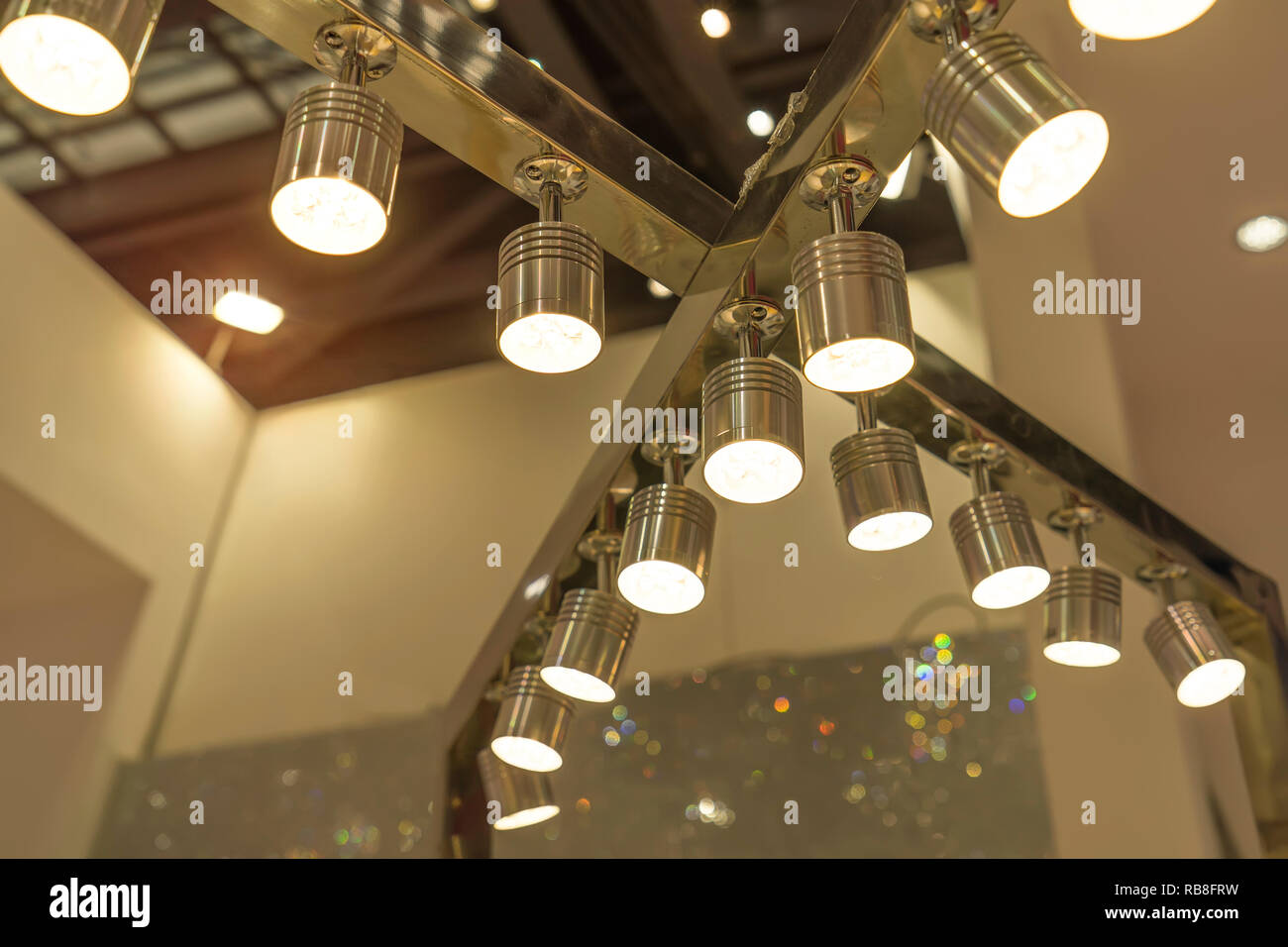 LED light for lighting exhibition space Stock Photo - Alamy