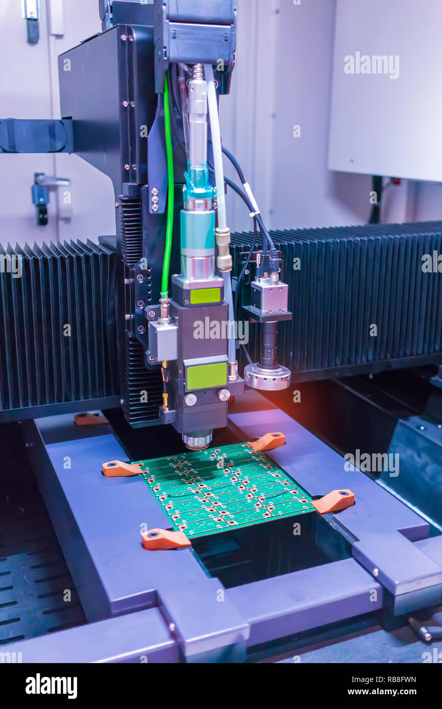 Robotic vision sensor camera system in intellegence factory Stock Photo ...