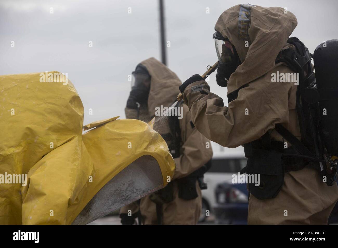 U.S. Marines with Chemical Biological Radiological Nuclear ...