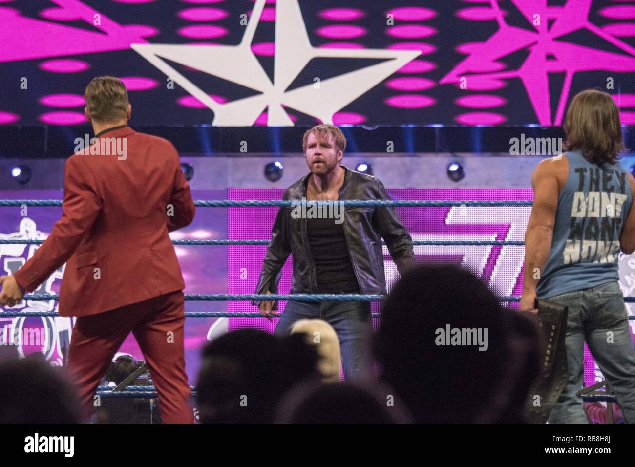 WWE performers participate in the 14th Annual Tribute to the Troops ...