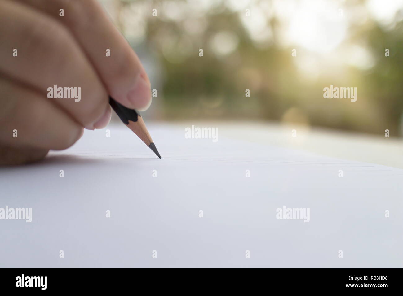 Handwriting drawing hi-res stock photography and images - Alamy
