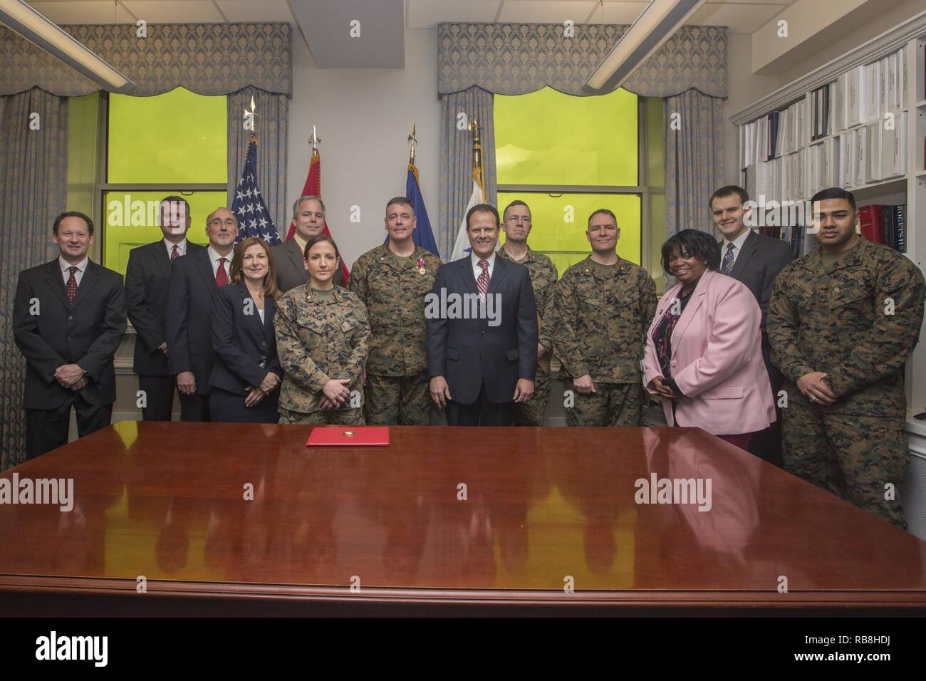 U.S. Marine Corps Lt. Col. Robert R. Cheshire, specialist to the ...