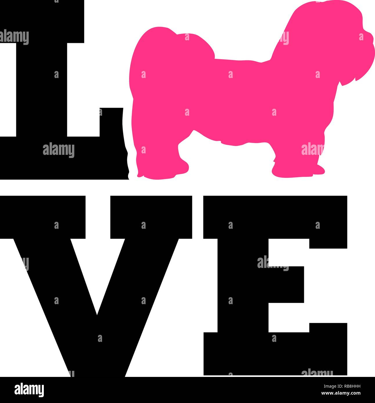 Lhasa silhouette hi-res stock photography and images - Alamy