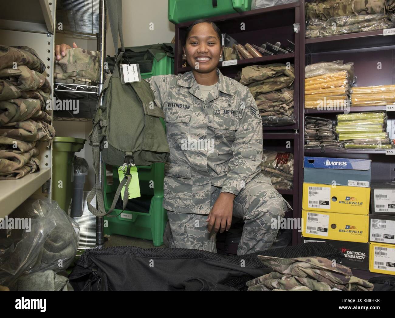 Senior Airman Rajeena Whittington, the 60th Medical Support Squadron ...