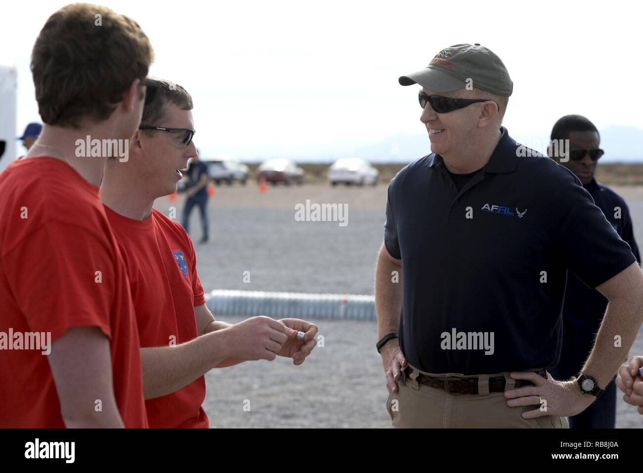 U.S. Air Force Capt. Chris Giacomo and Derek Stanley both members of ...