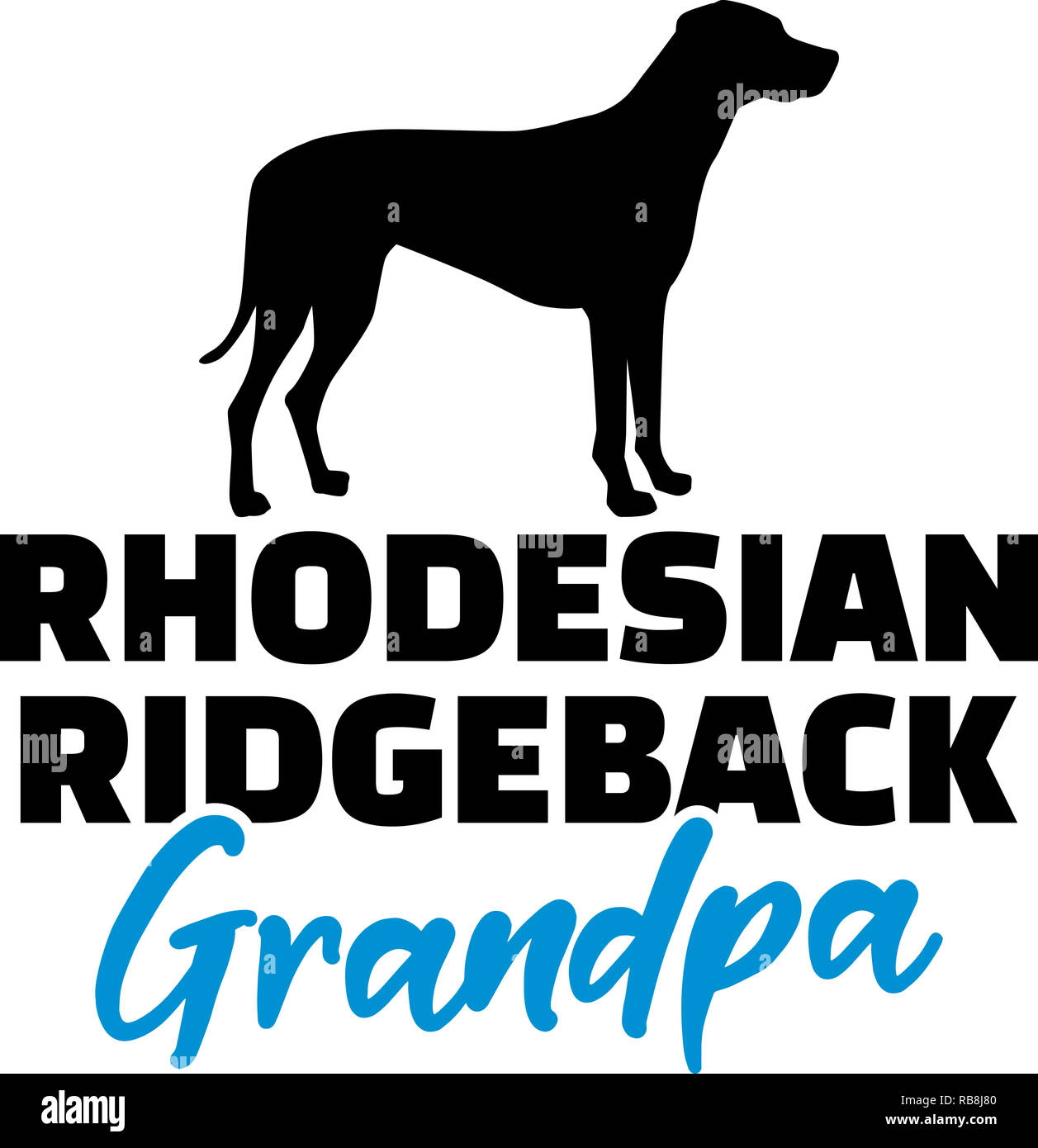 Rhodesian ridgeback silhouette hi-res stock photography and images - Alamy