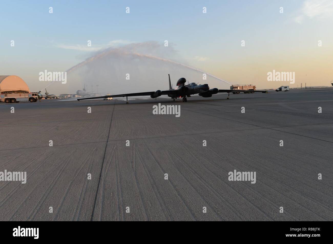 A U-2, flying from the 380th Air Expeditionary Wing at an undisclosed ...