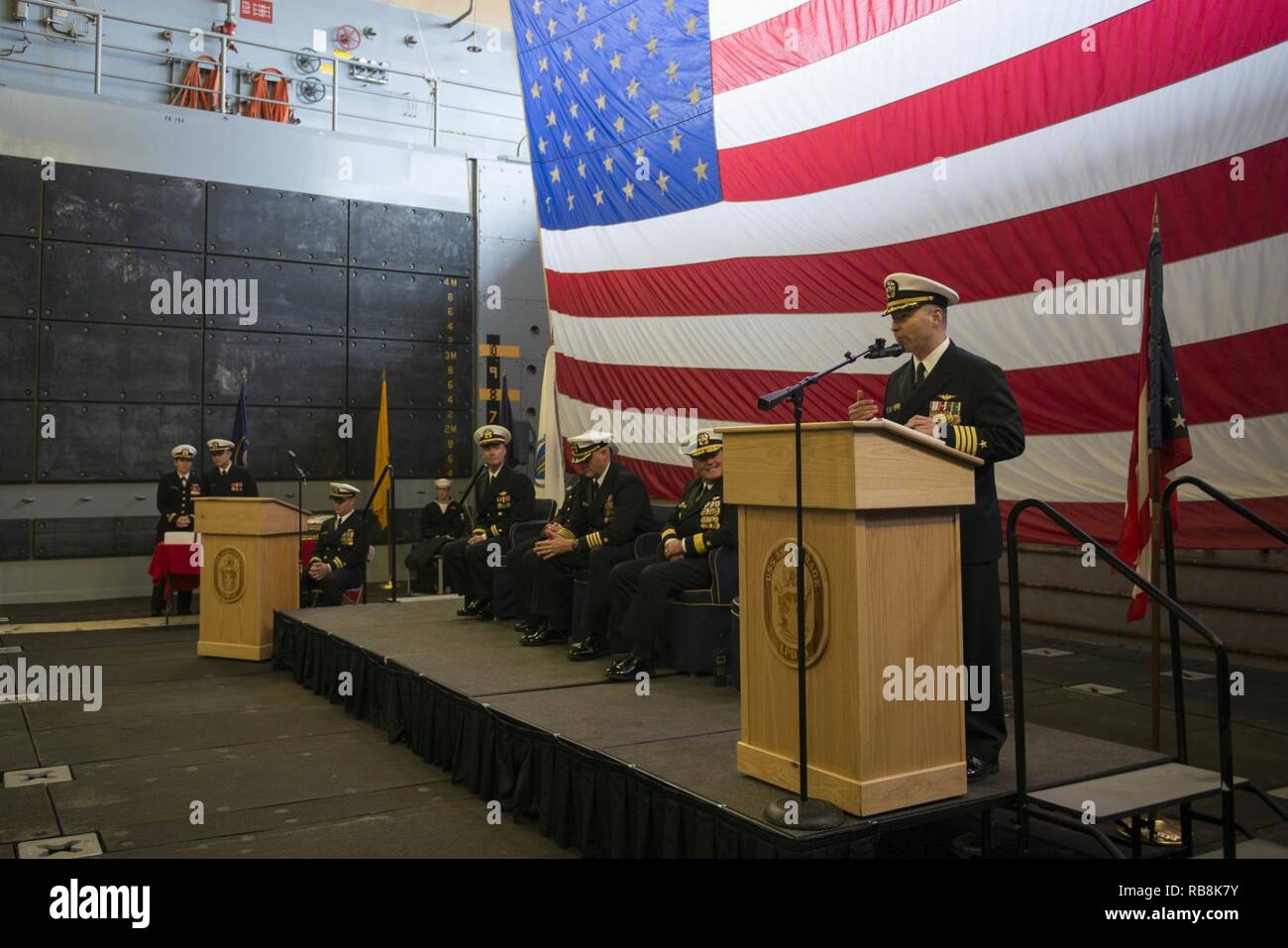 SAN DIEGO (December 16, 2016) Capt. Jeffrey Craig assumes command of ...