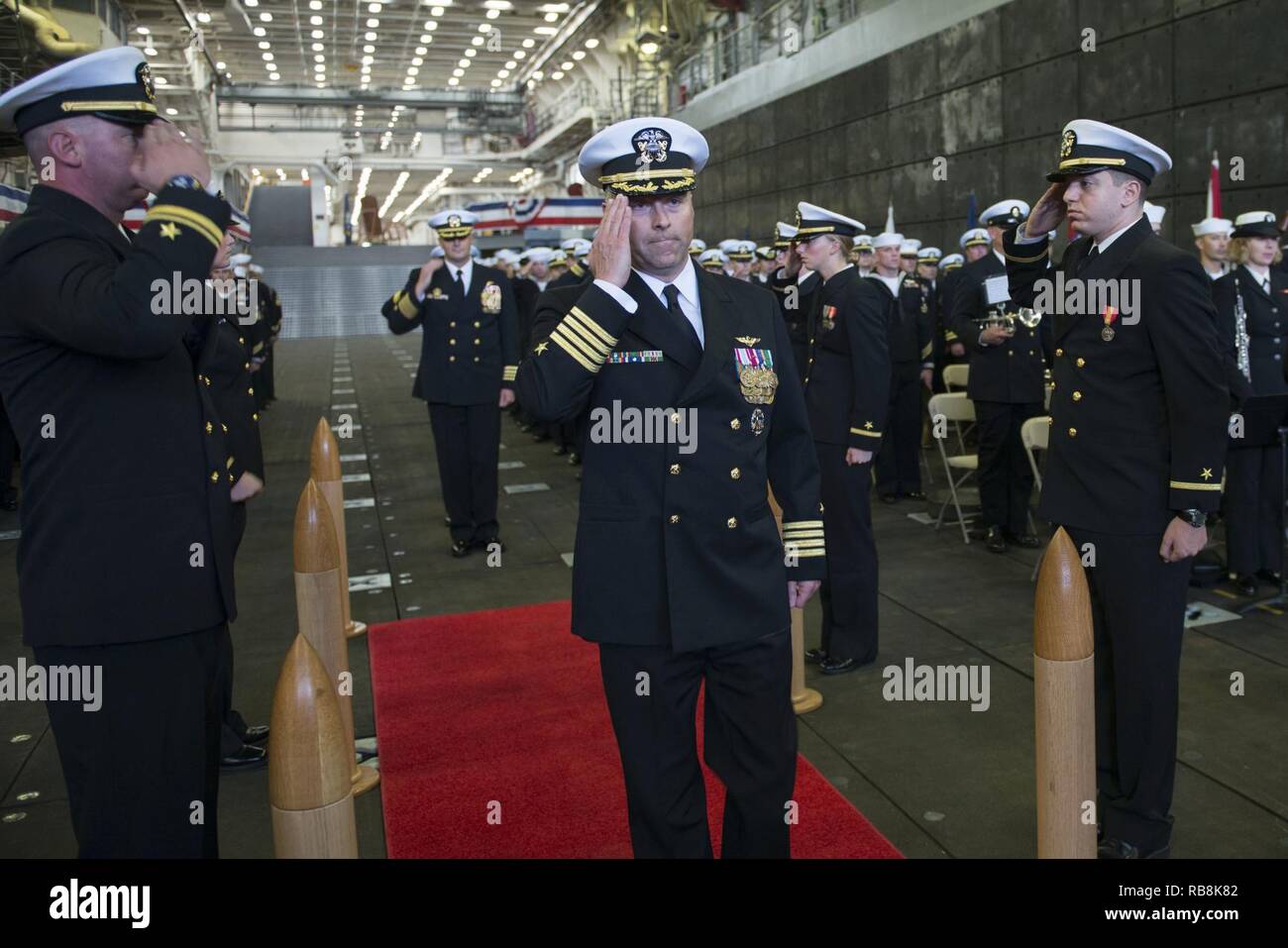 SAN DIEGO (December 16, 2016) Capt. Jeffrey Craig passes through ...