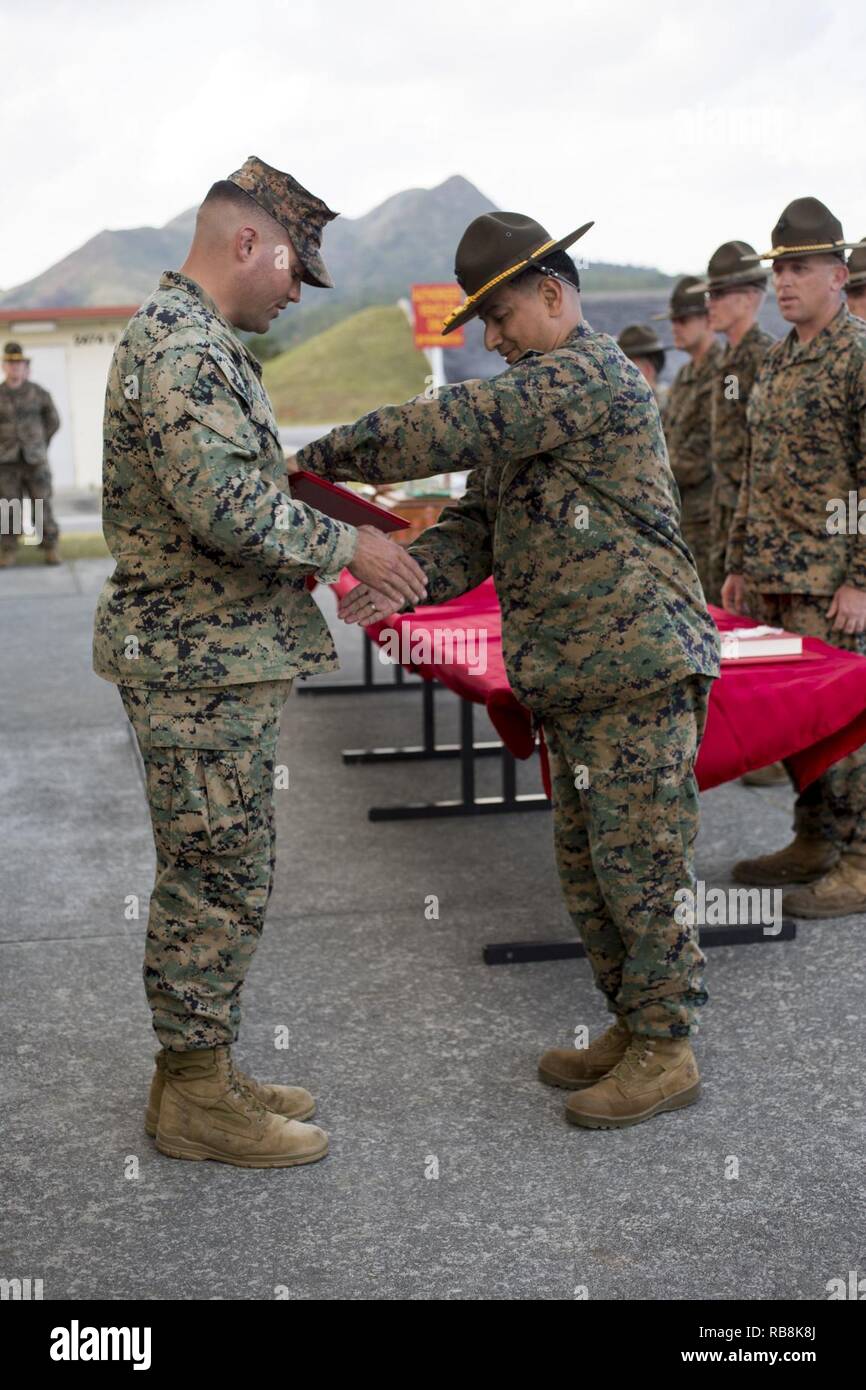 U.S. Marine Corps Capt James Blaul, a Supply Officer with 3D Marine ...