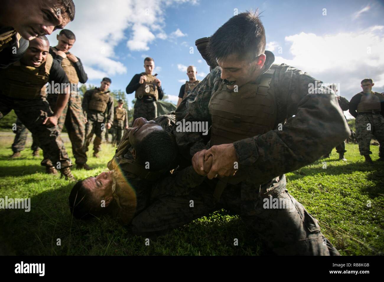 MARINE CORPS BASE HAWAII - Marines assigned to Martial Arts Instructor ...