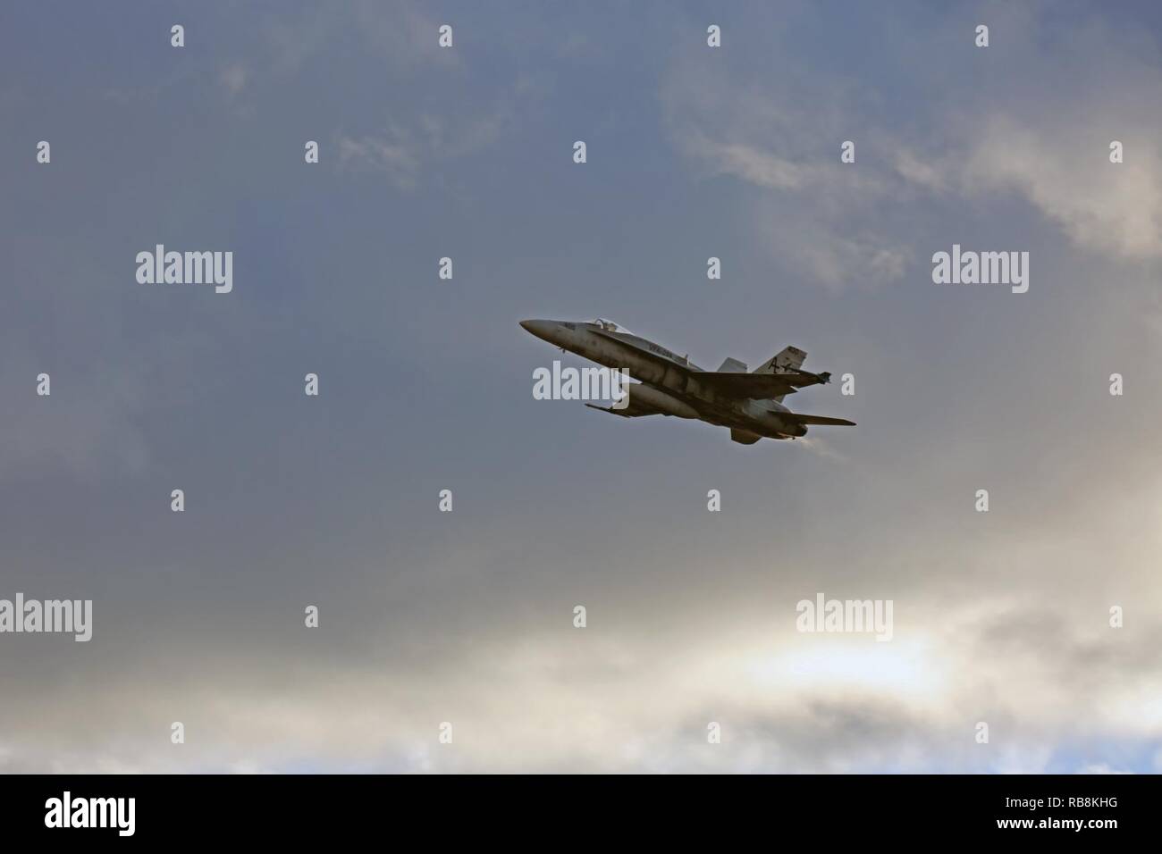 FALLON, Nev.(December 16, 2016) An F/A-18A+ Hornet, attached to the ...