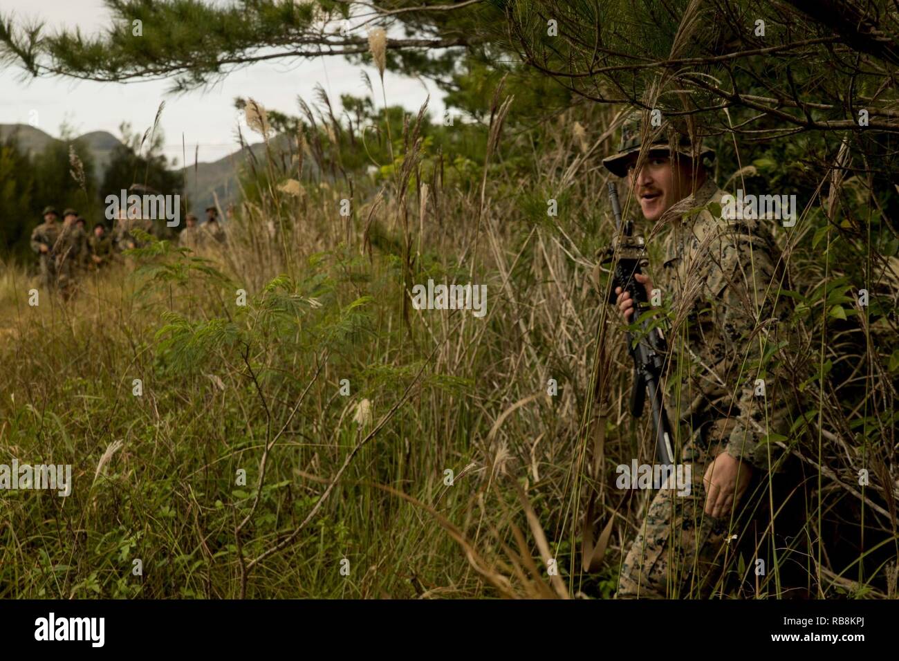 Cpl. Thomas Charnley, a squad leader with Battalion Landing Team, 2nd ...
