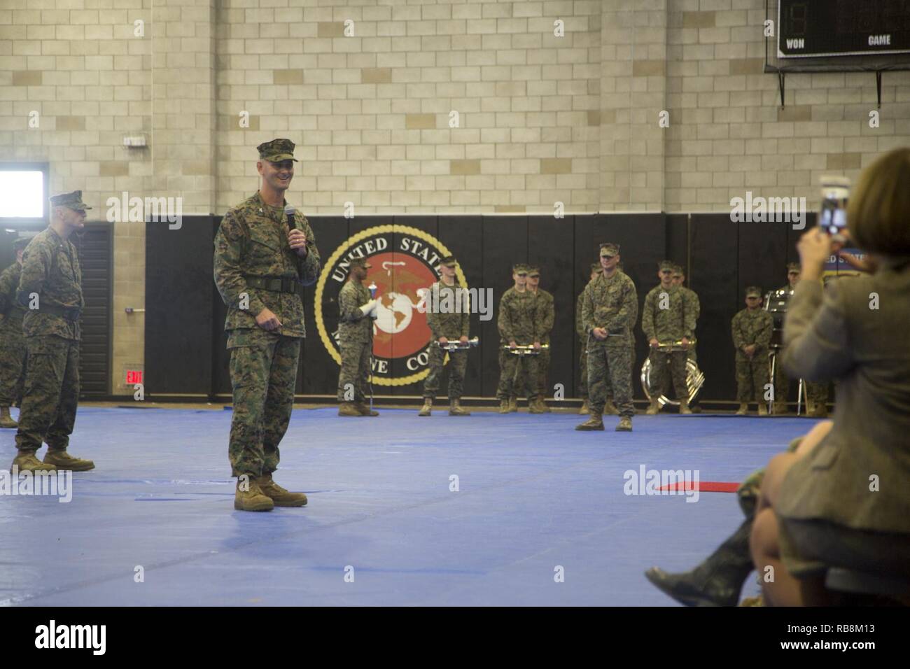 Col. Chandler Nelms, commanding officer 13th Marine Expeditionary Unit ...