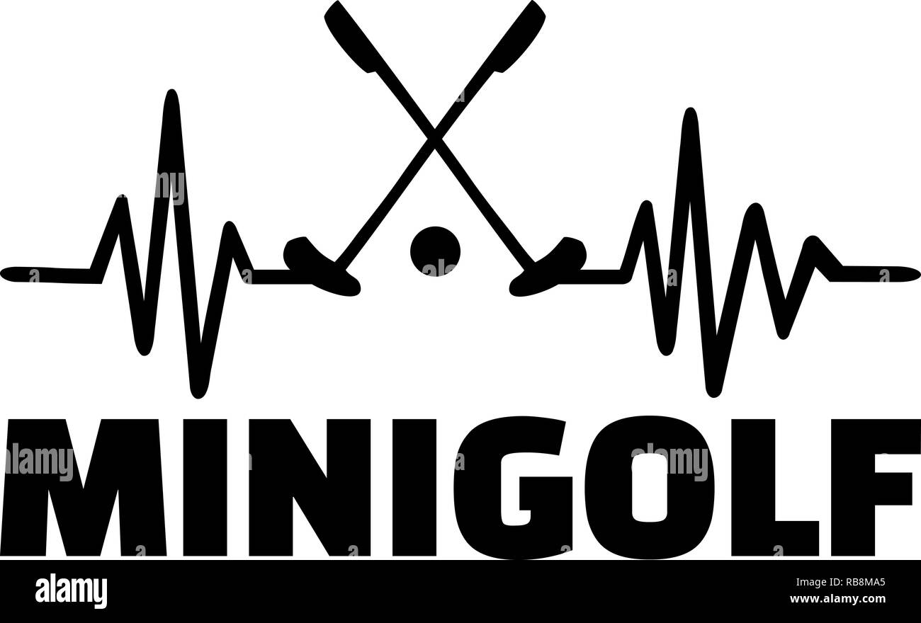 Mini golf mini golf symbol hi-res stock photography and images - Alamy