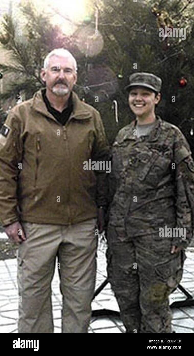 KABUL, Afghanistan – U.S. Army Lt. Col. John Dismer and his daughter ...