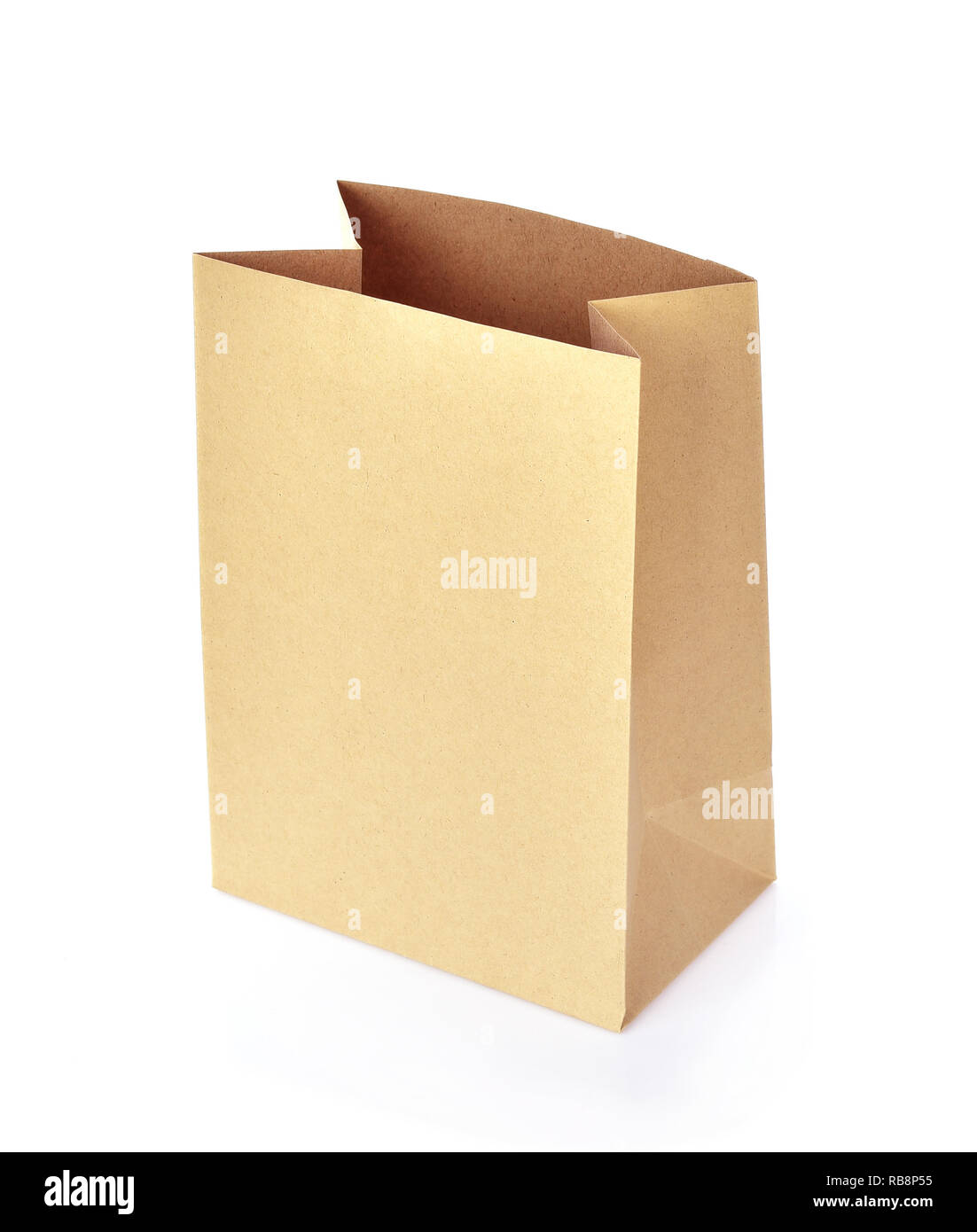 paper bag isolated on white background Stock Photo - Alamy
