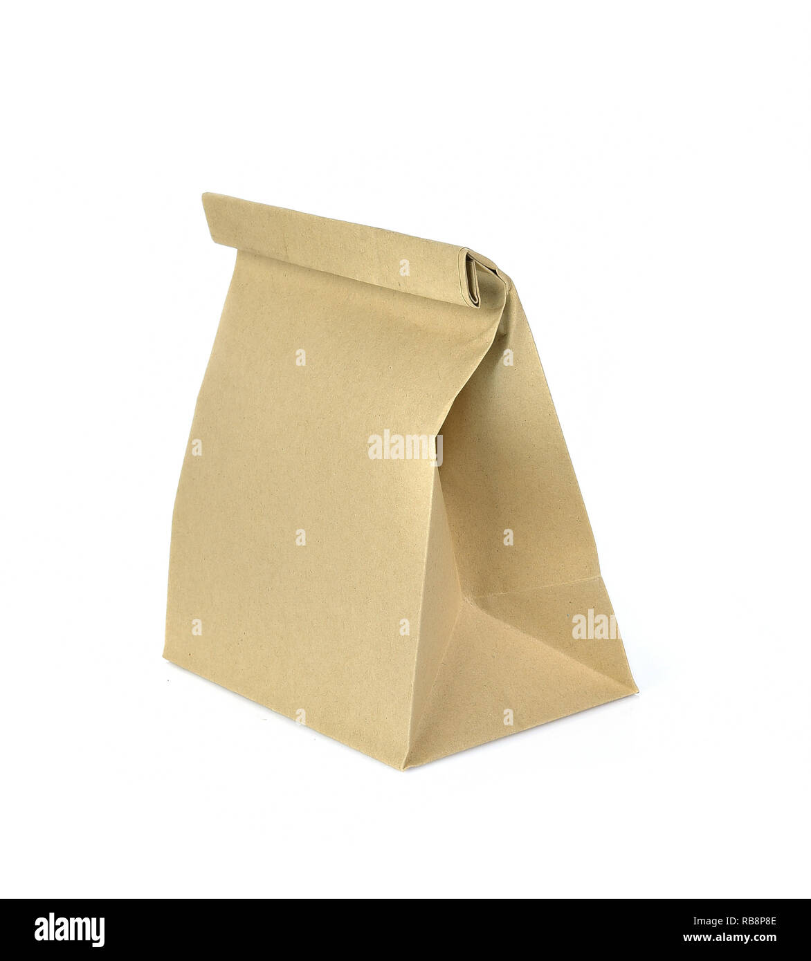 paper bag isolated on white background Stock Photo - Alamy